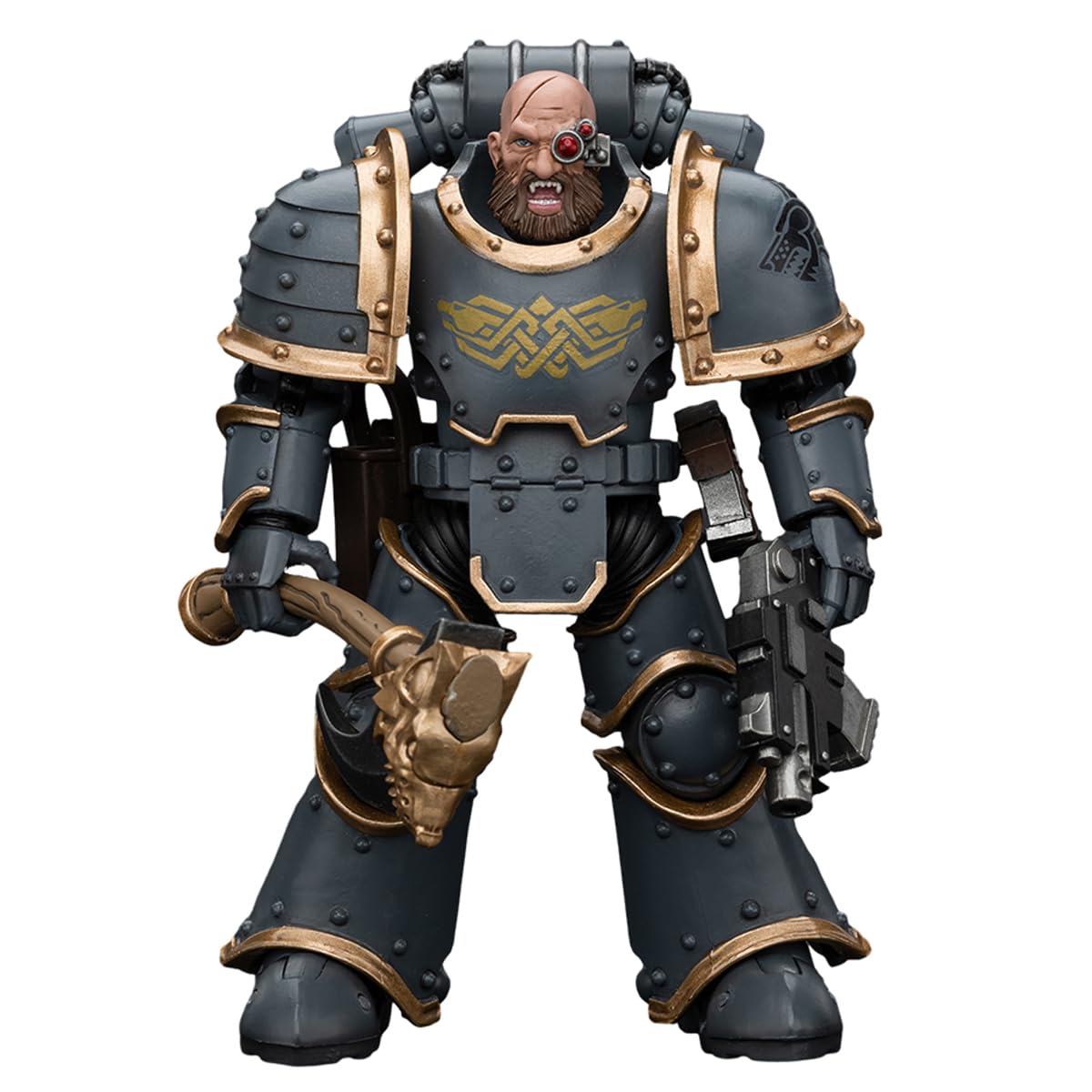 Snapklik.com : 1/18 Warhammer 40K Action Figure Space Wolves Grey ...
