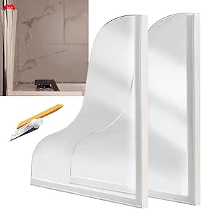 Bathtub Splash Guard - Acrylic Large Splash Guard Transparent for ...