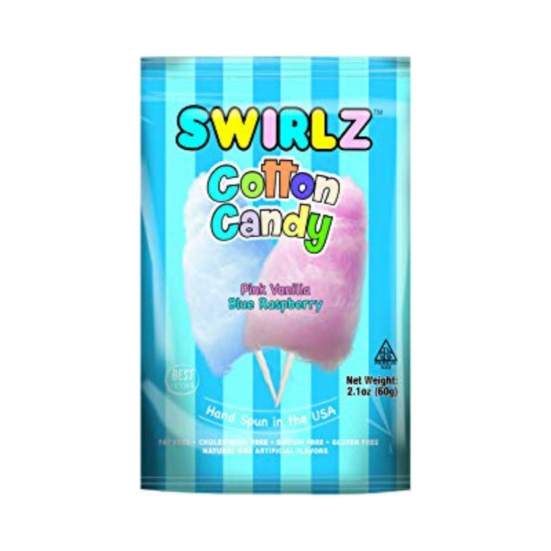 Amazon.com: Swirlz Cotton Candy Pink Vanilla Blue Raspberry 3.1 oz ...