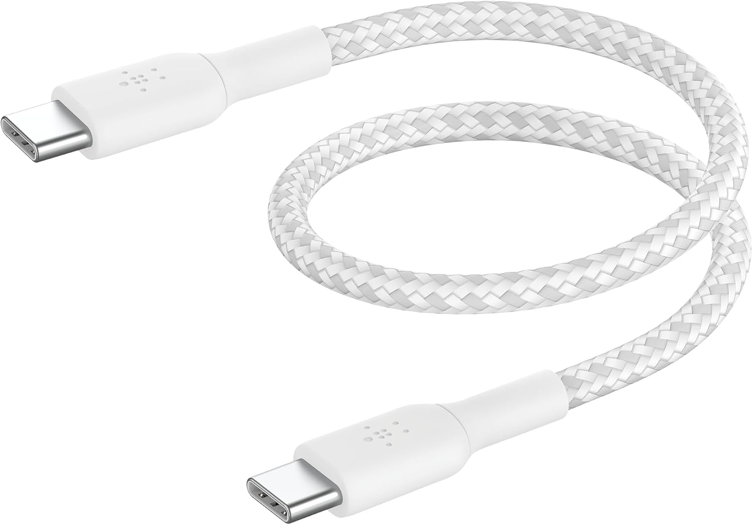 Belkin BoostCharge (0.5ft) Braided USB-C to USB-C Cable for iPhone 16 ...