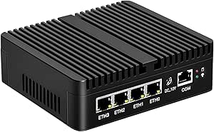 KingnovyPC Firewall Micro Appliance, 4 Port i226 2.5GbE LAN Fanless ...