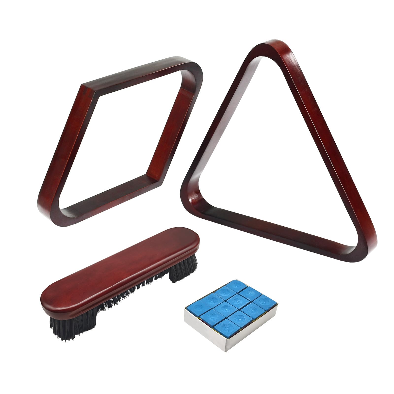 Snapklik.com : MoyanSuper Solid Wood Pool Ball Triangle Rack, Pool ...