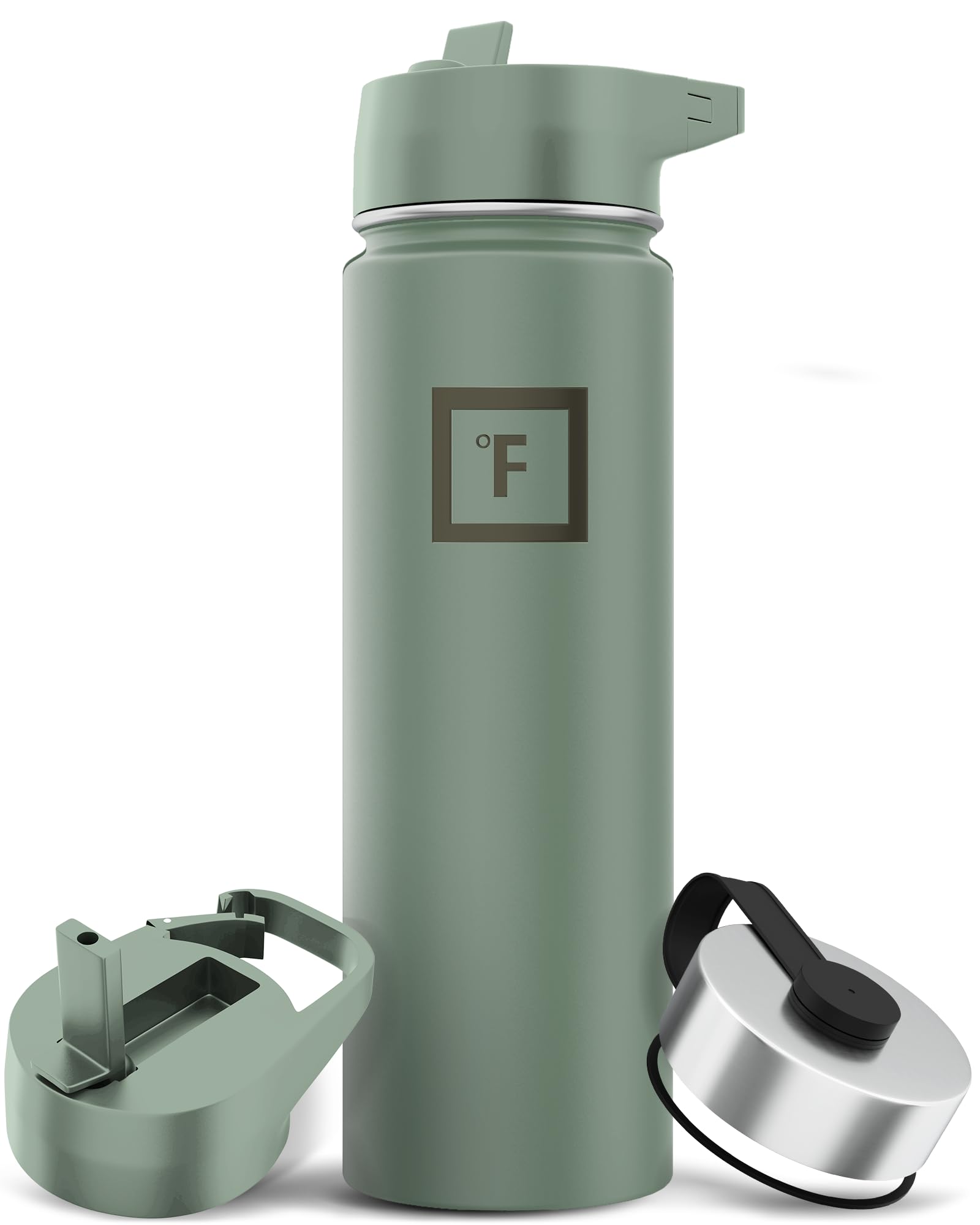 Amazon.com: IRON °FLASK Camping & Hiking Hydration Flask with 3 Lids ...
