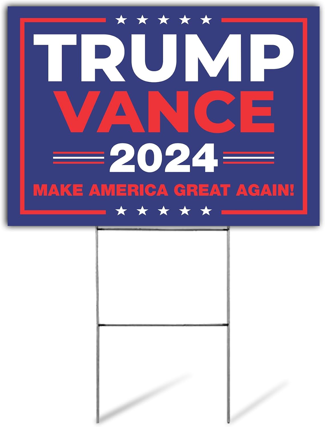 Trump Vance 2024 Yard Sign | Trump Vance Lawn Sign | Chile | Ubuy
