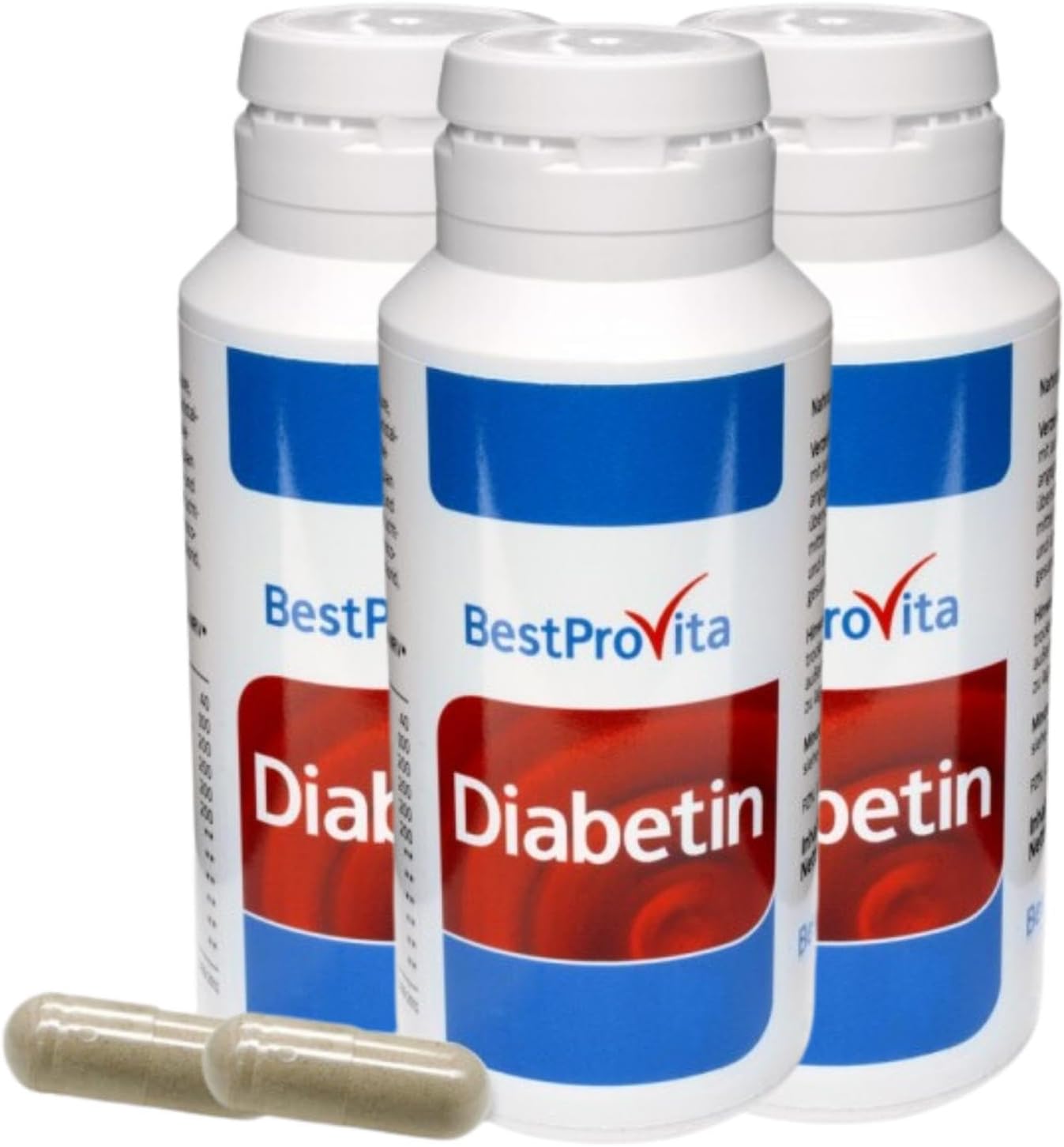 BestProvita Diabetin Kapseln (3 x 60 Diabetin Kapseln) – Natürliche ...