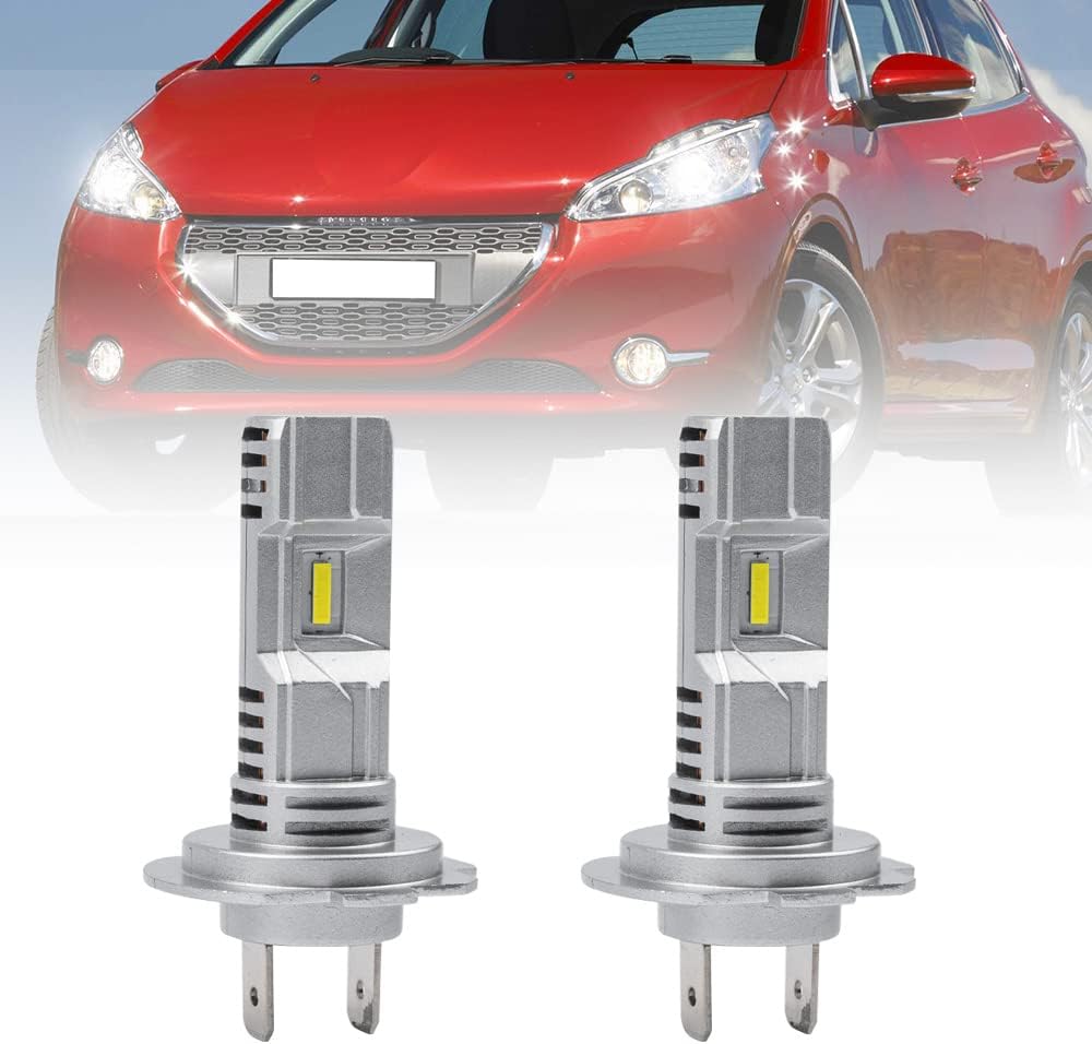 NSLUMO H7 LED Headlight Bulbs for Peugeot 207 208 2008 308 3008 206 408 4008 5008 H7 LED bulbs ...