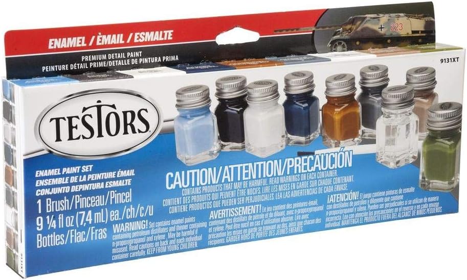 Amazon.com: Testors Enamel Paint Kit, 27 Piece Set, Multicolor : Arts ...