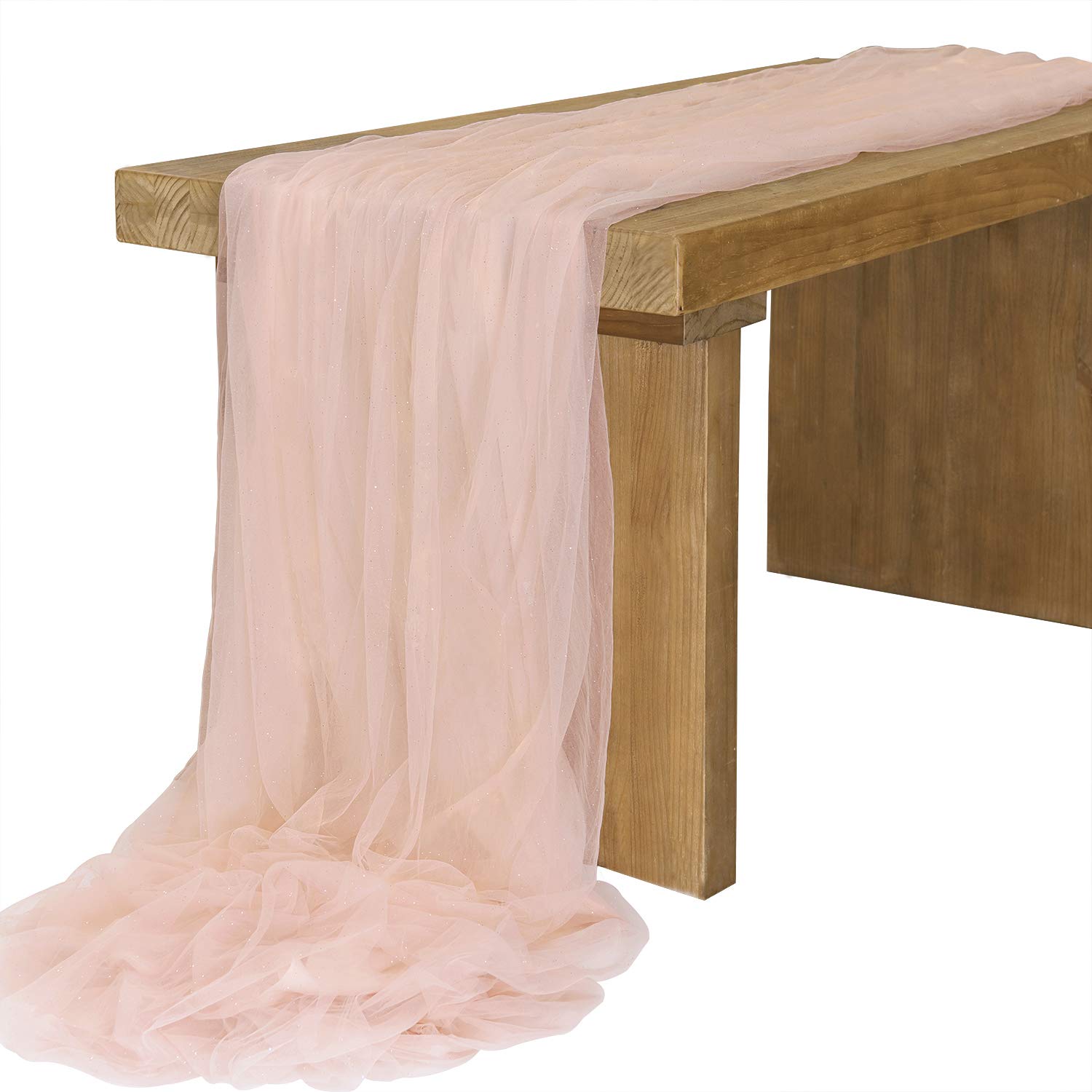 Lings Moment 30x195 Inch Extra Long Tulle Table Runner Wedding ...