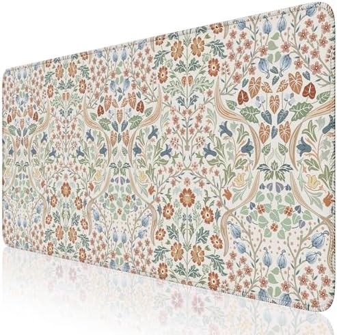 Amazon.com: HAOCOO Desk Matt for Desktop,Cute Desk Pad Mat, Floral Desk ...