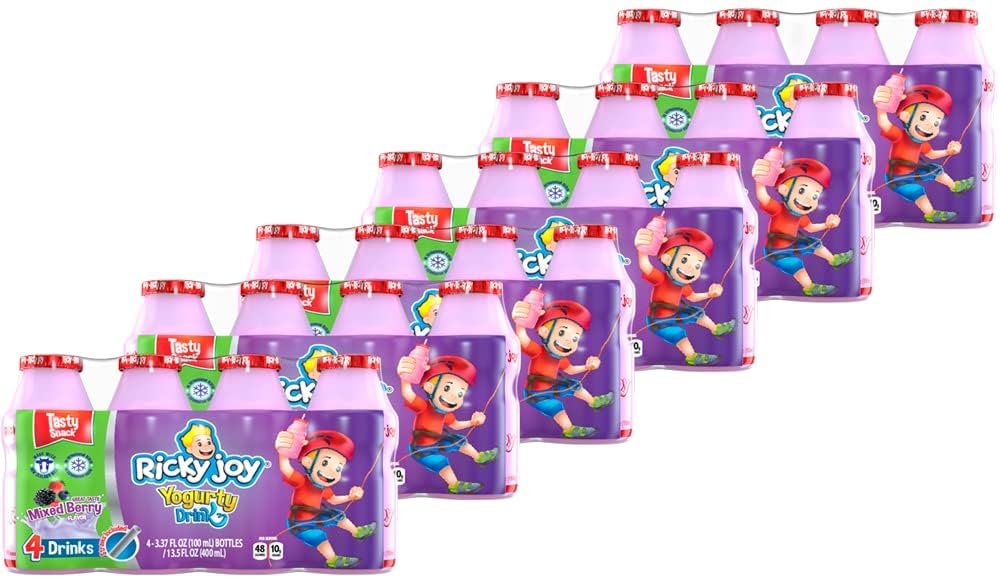 Amazon.com: Ricky Joy® Yogurty Drink, 3.37 fl oz each., 24 Bottles ...