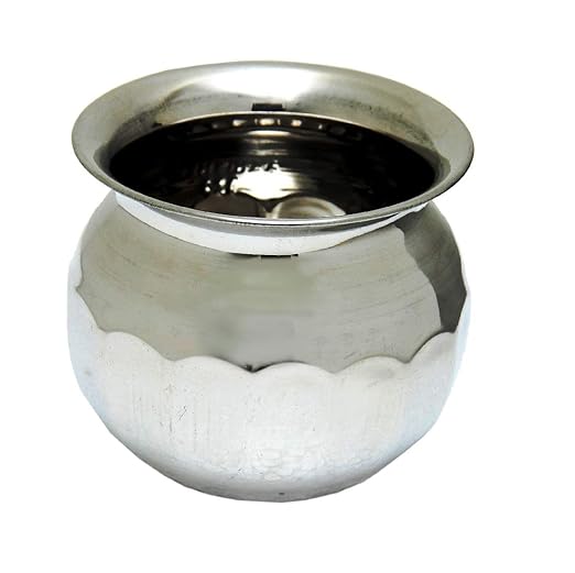 Buy Dharam Paul Traders Stainless Steel Light Weight Water Lota, Gadvi ...
