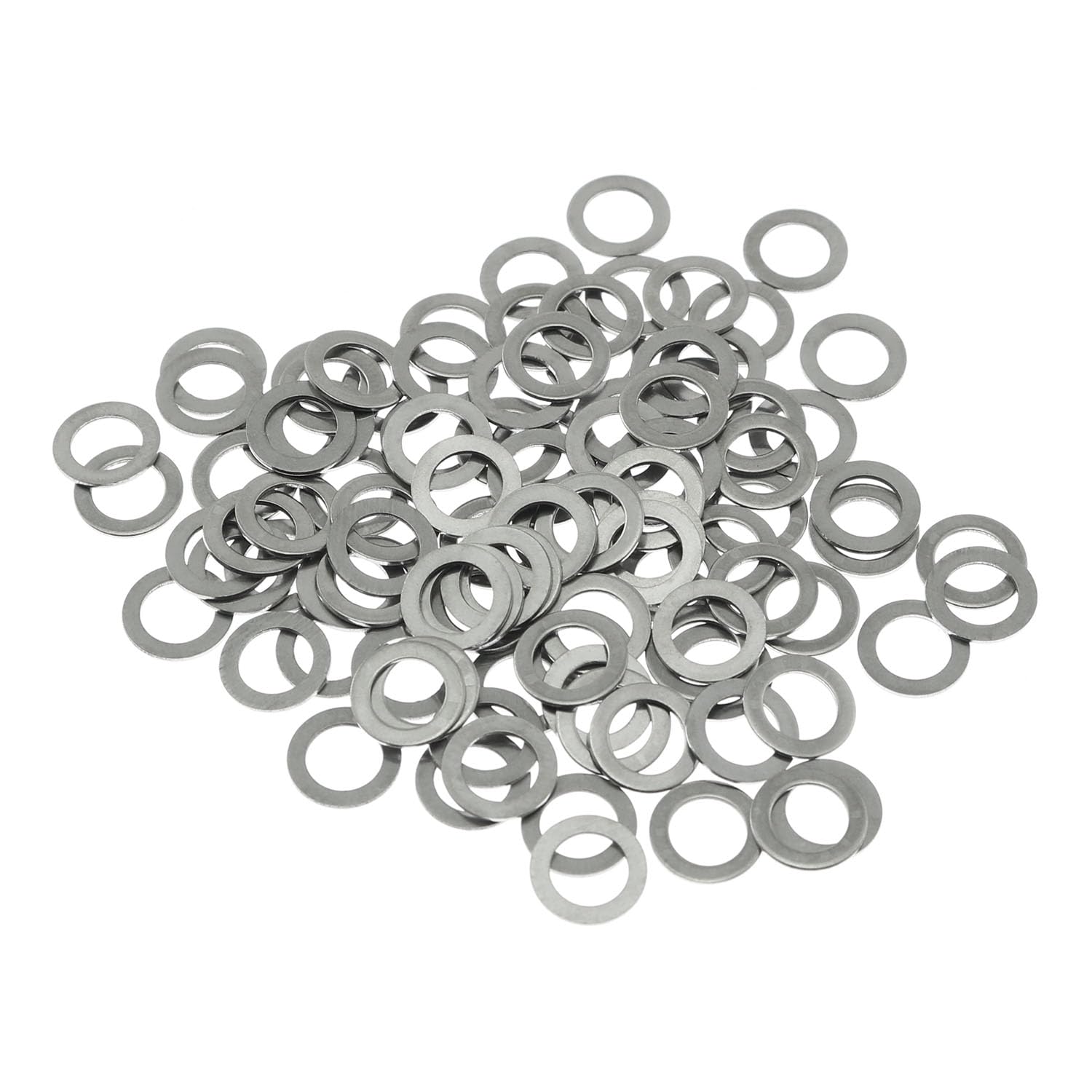Maxmoral 100PCS Stainless Steel Washers 5mm Shim Replacement Parts Pack ...