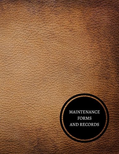 Amazon.com: Maintenance Forms And Records: Maintenance Log ...