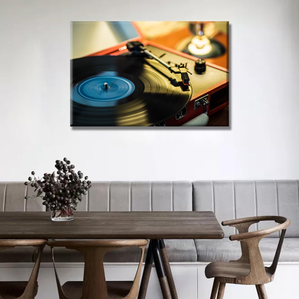 Record Player Painting