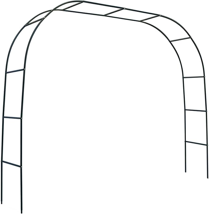 Amazon.com : BenefitUSA Metal Garden Arch Trellises Climbing Frame ...