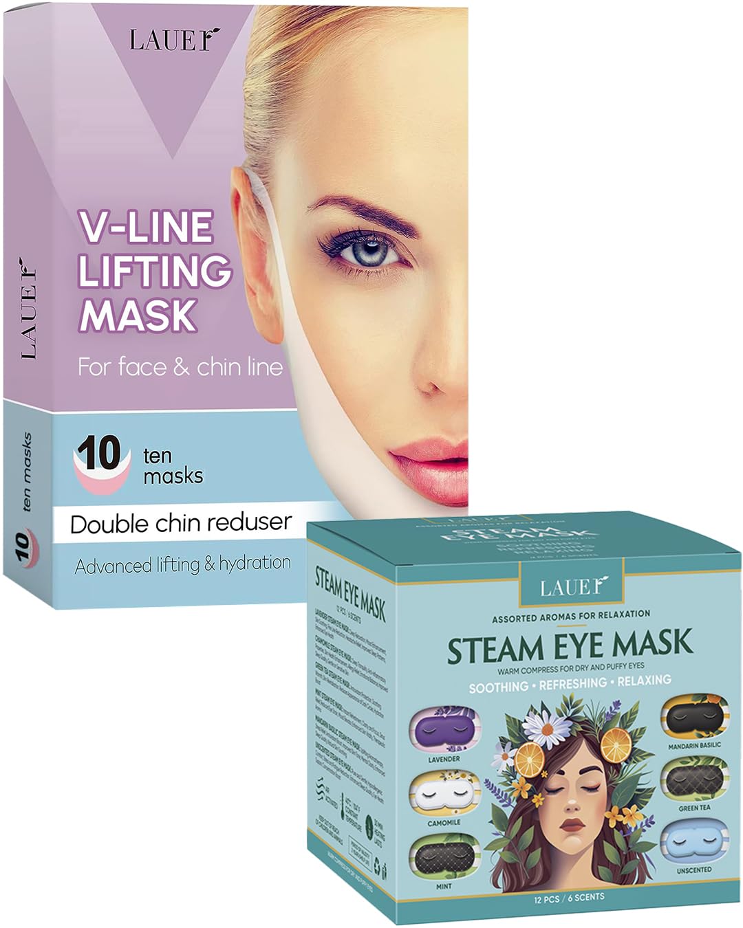 Amazon.com: V Shaped Contouring Collagen Lifting Face 10 Masks Line ...