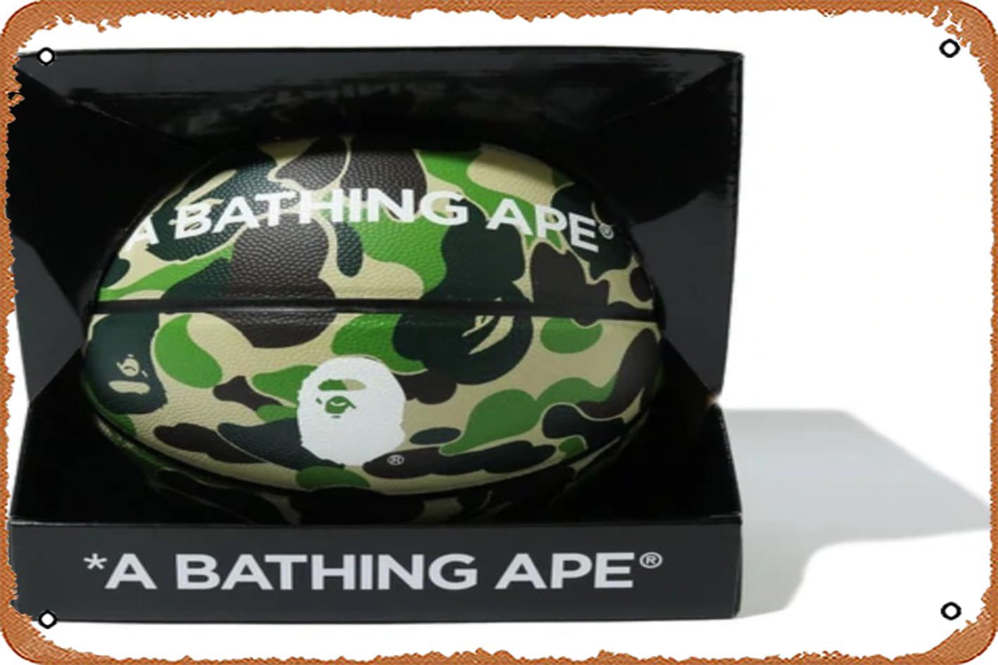 Amazon.com : Muecddoa Vintage Metal Poster - ABC Camo Basketball Art ...