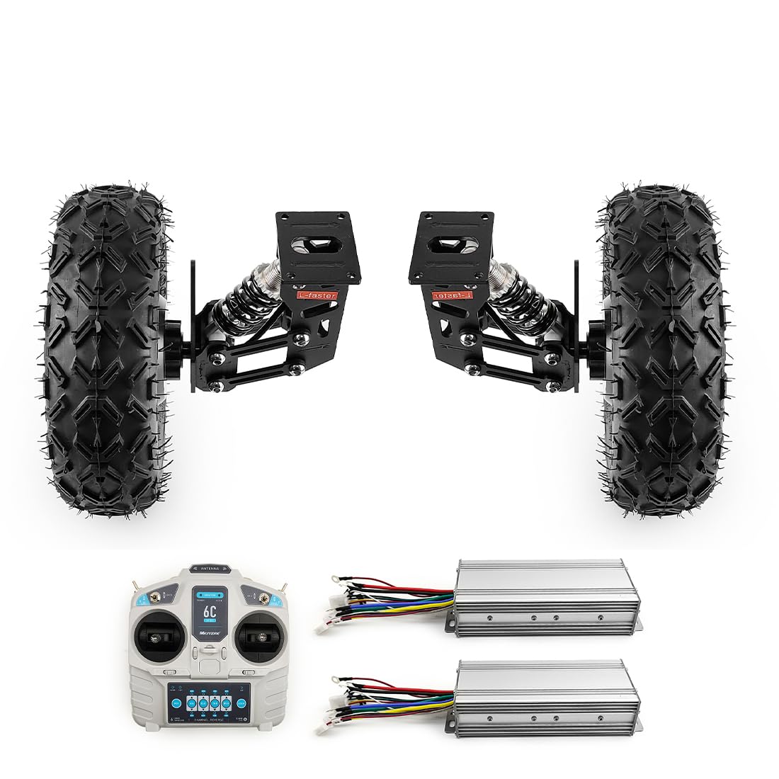 Amazon.com : 2WD 10 inch Off-Road Wheel Vehicle Mini Golf cart Motor ...