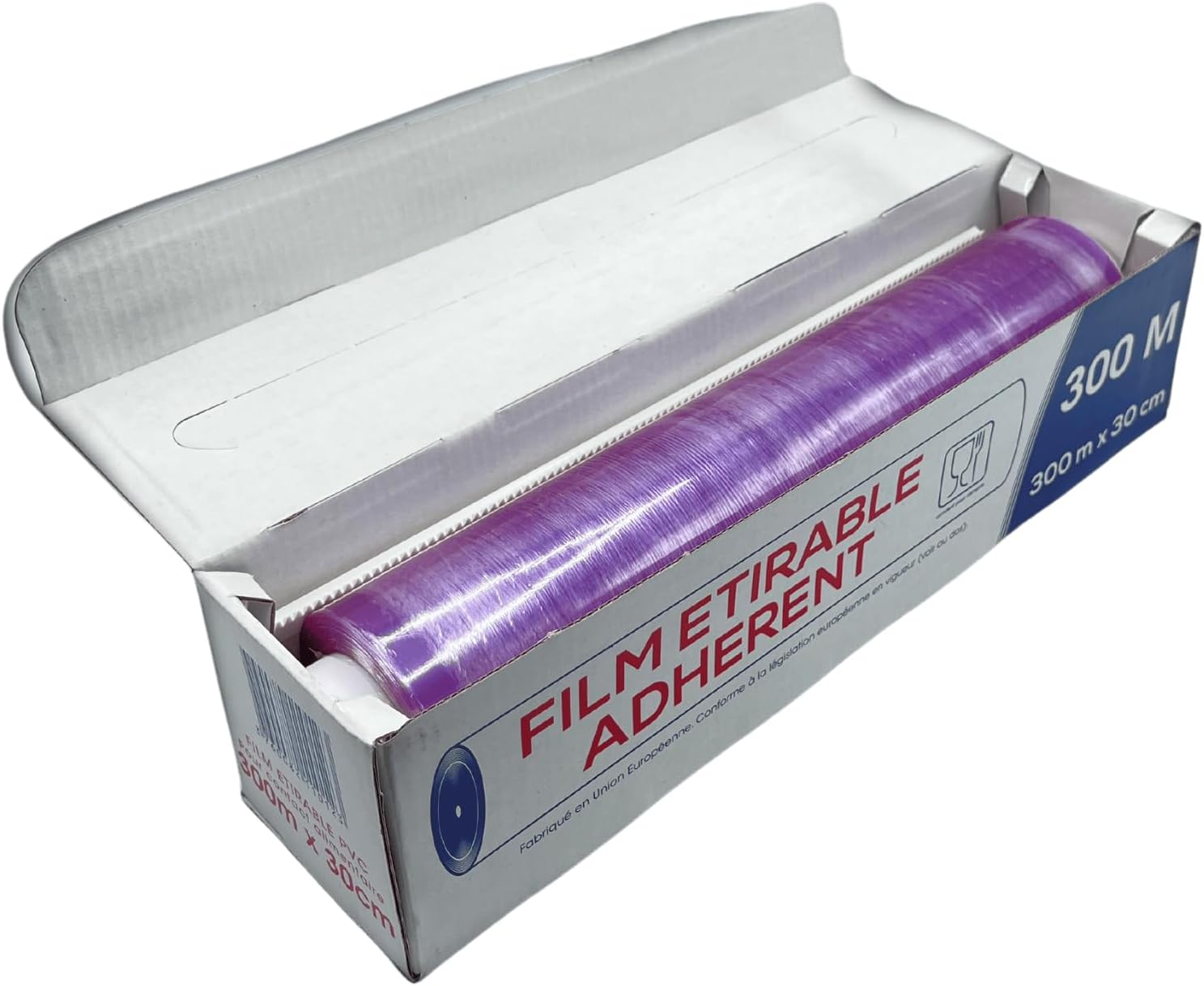 Film alimentaire étirable PRO avec BARRE DE COUPE - 30 cm x 300m ...