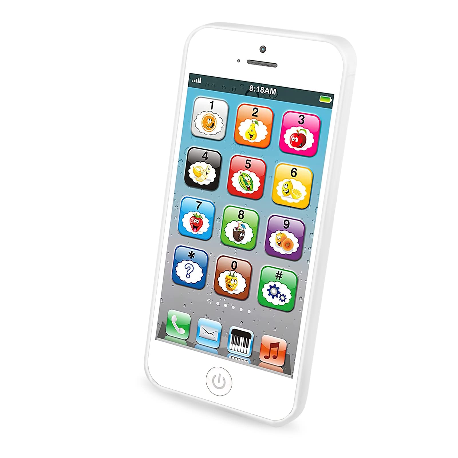 Amazon.com: Wolmund Toy Learning Play Cell Phone with 8 Functions and ...