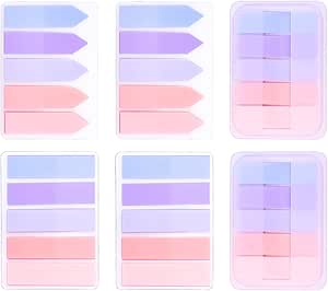 Amazon.com : HomeplusTG3 600pcs Index Tabs Flags, Self-Adhesive Sticky ...