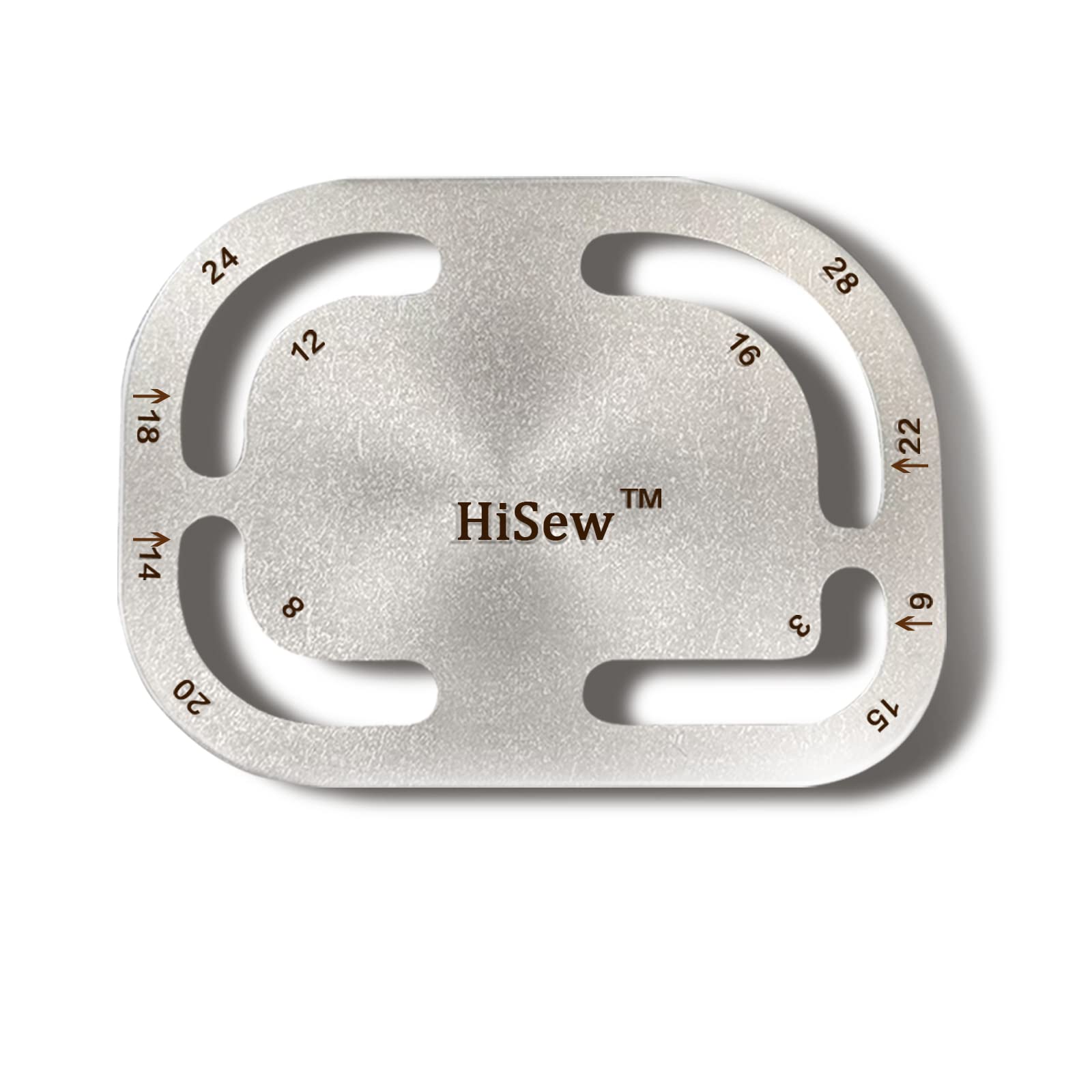 Hisew Round Corner Template Ruler Leather Crafting Tools Perfect ...