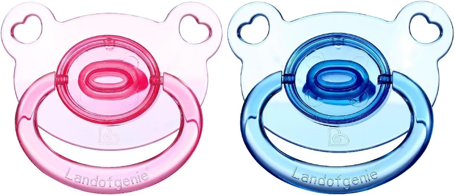 Landofgenie Adult Size Large Shield Pacifiers Bear Shaped Cutie ...