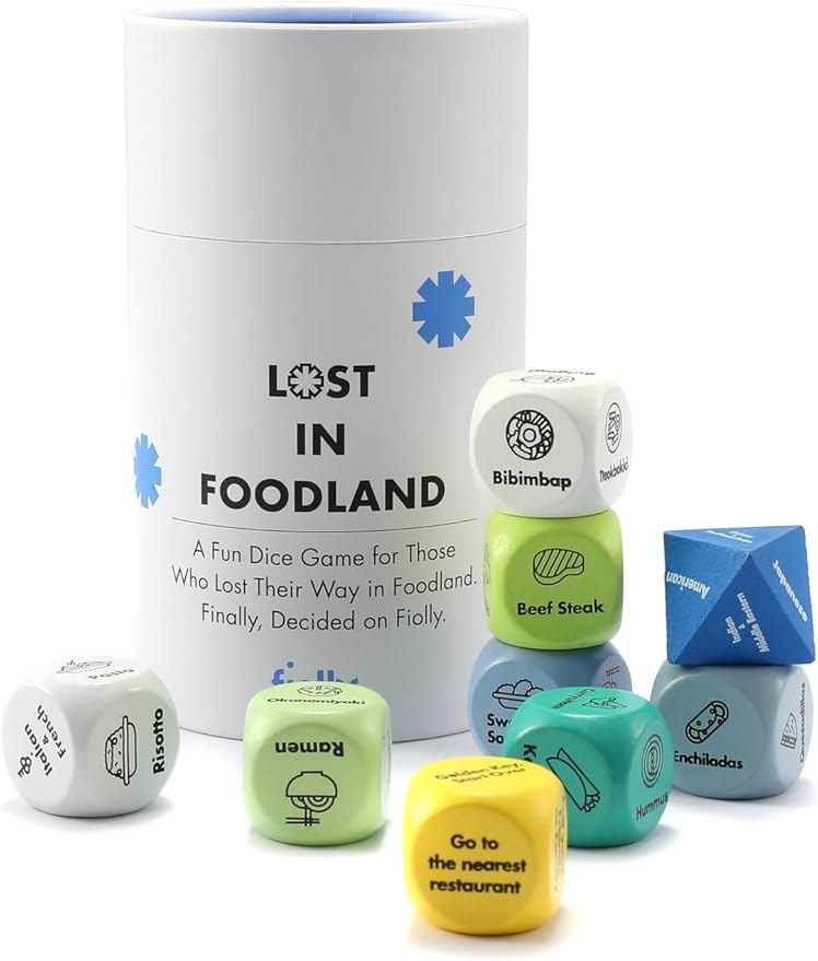 Amazon.com: Fiolly Food Decision Dice For Eating Out Food Deciding Dice ...