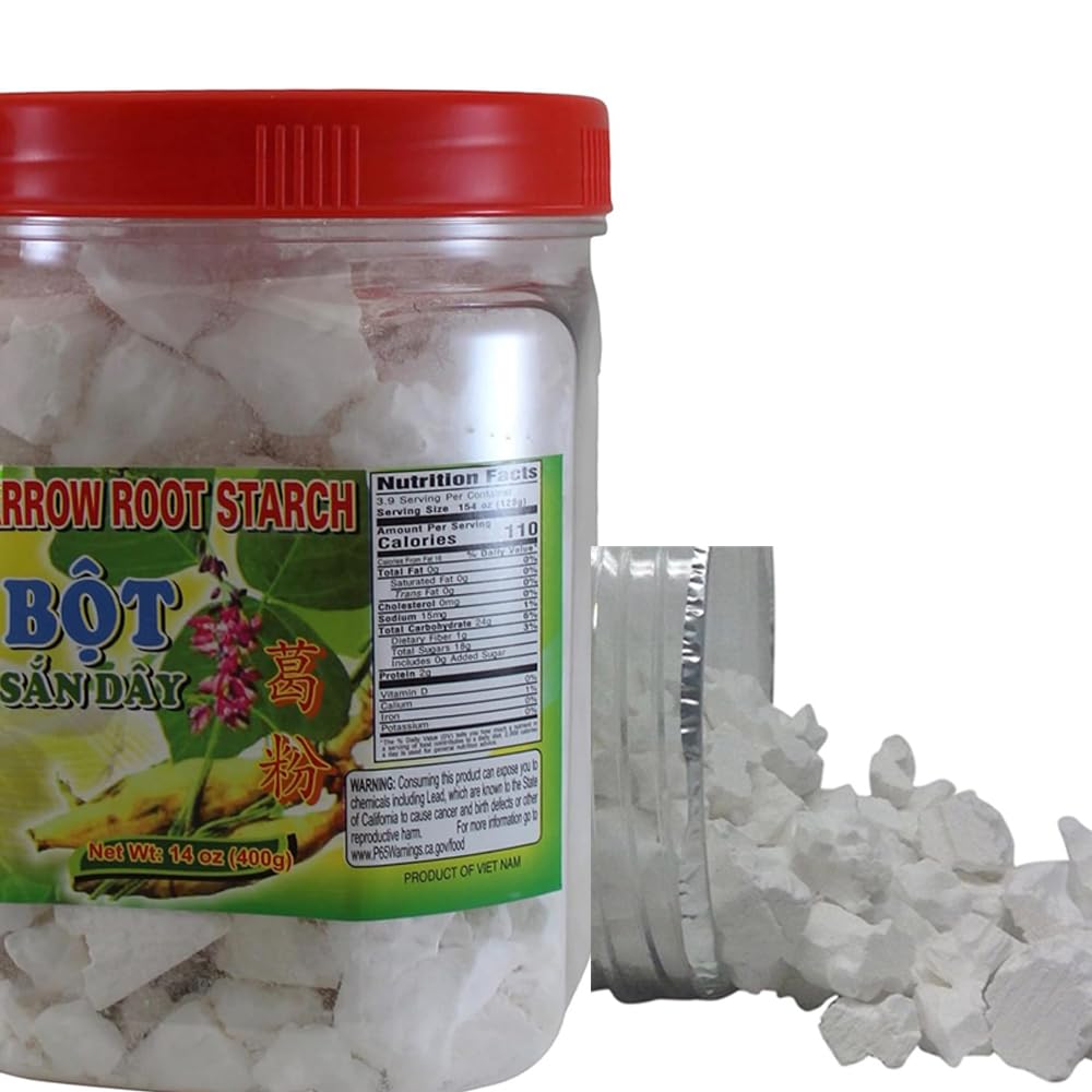 Amazon.com: Bibamm Arrowroot Starch Powder Bot San Day Flour 14 oz ...