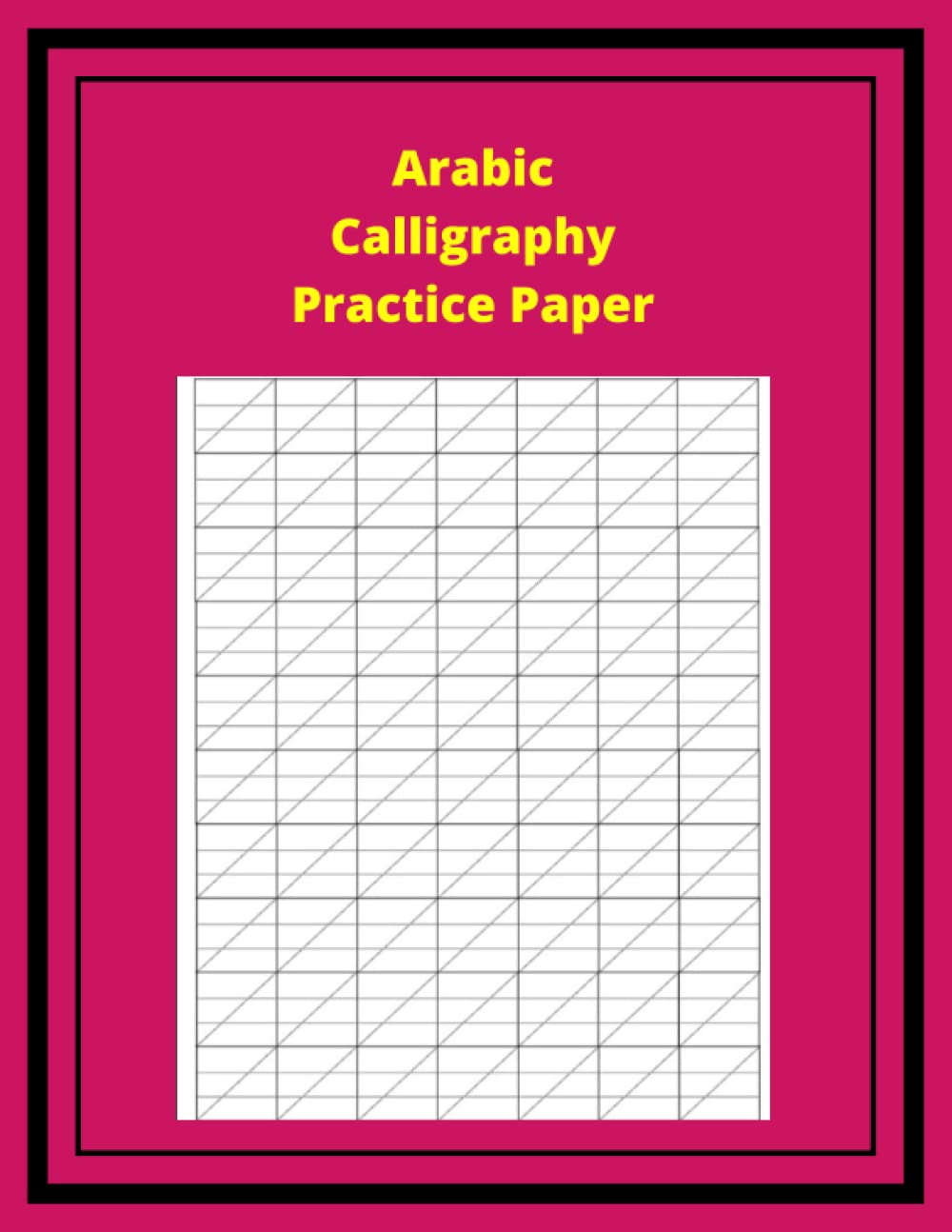 Buy Arabic Calligraphy Practice Paper: Arabic Writing Practice , 120 ...