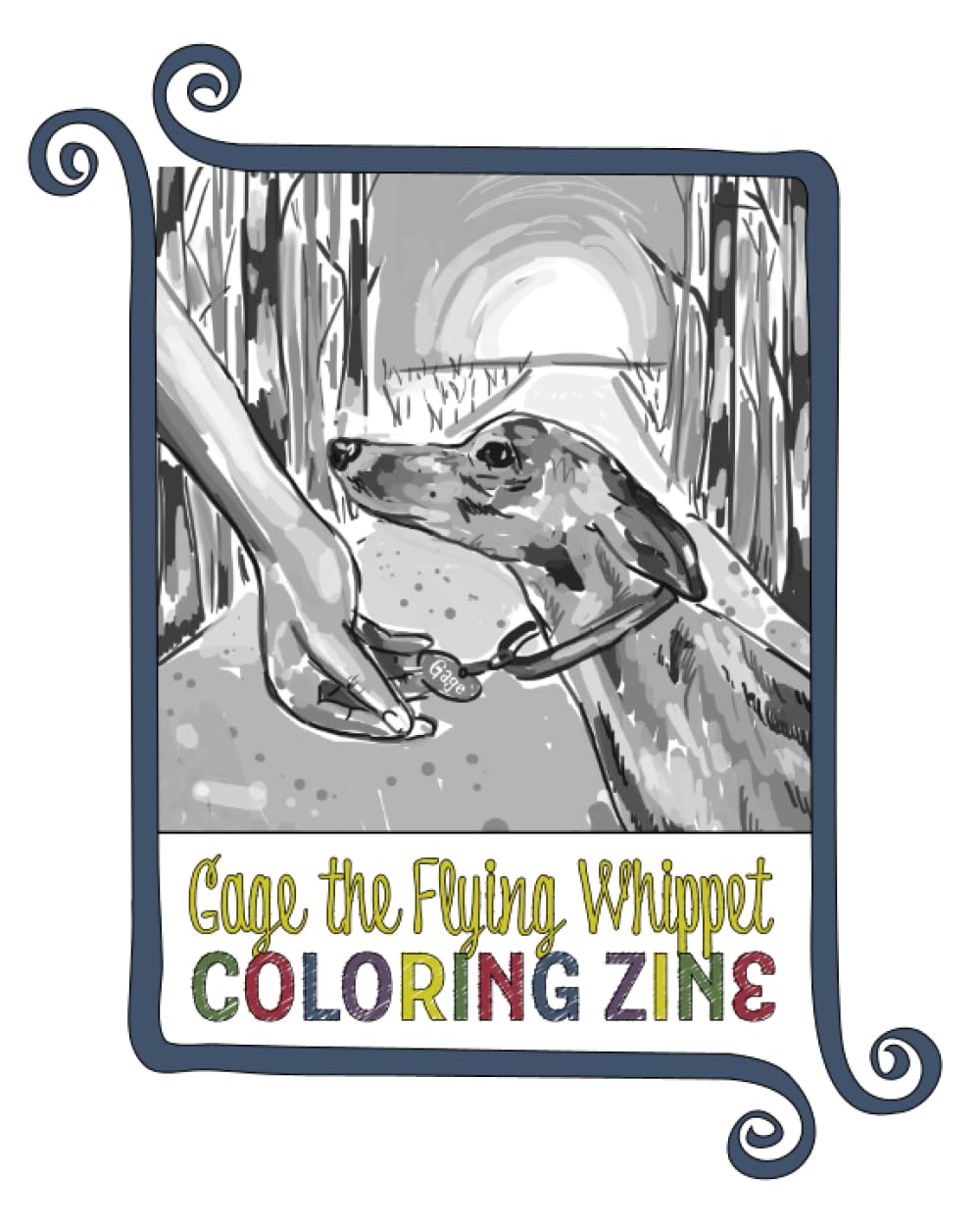 Gage the Flying Whippet Coloring Zine: Desiderio, Darla, Stallings ...