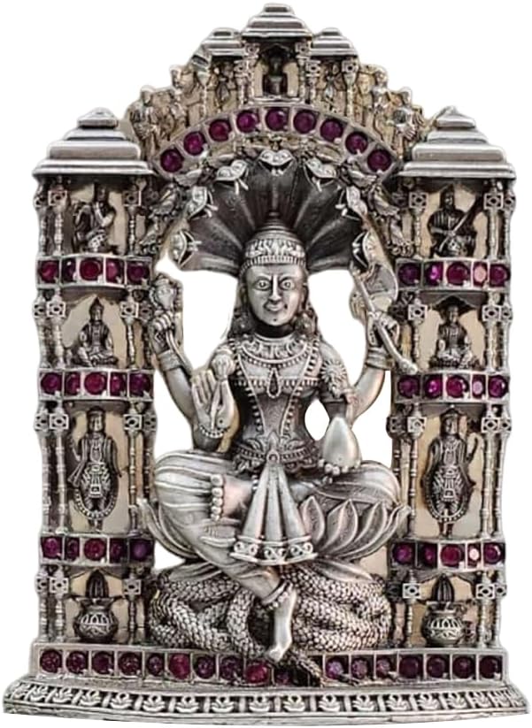 Amazon.com: Vishaka Arts Goddess Padmavati Idol in Pure 925 Silver ...