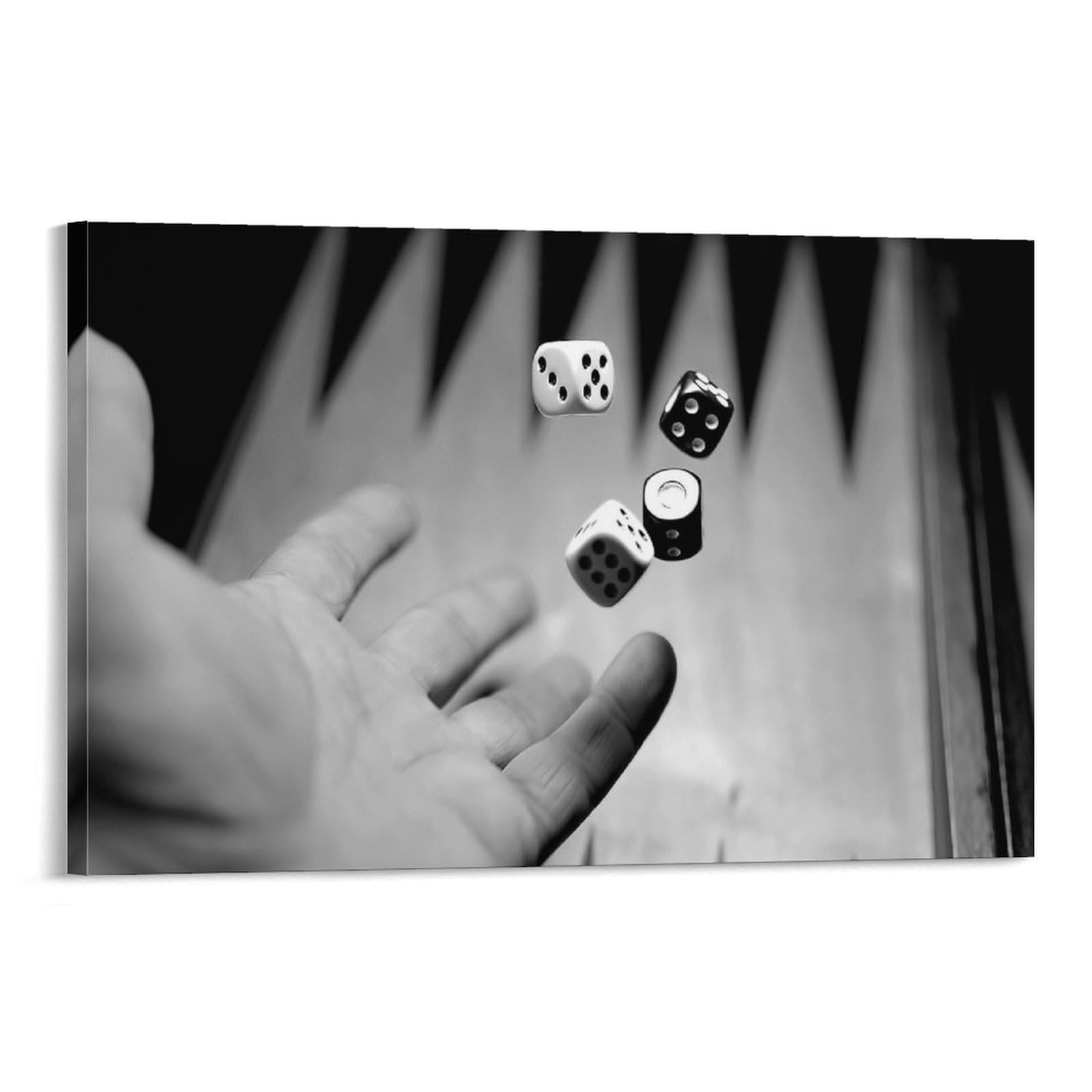 Hand Throwing Dice