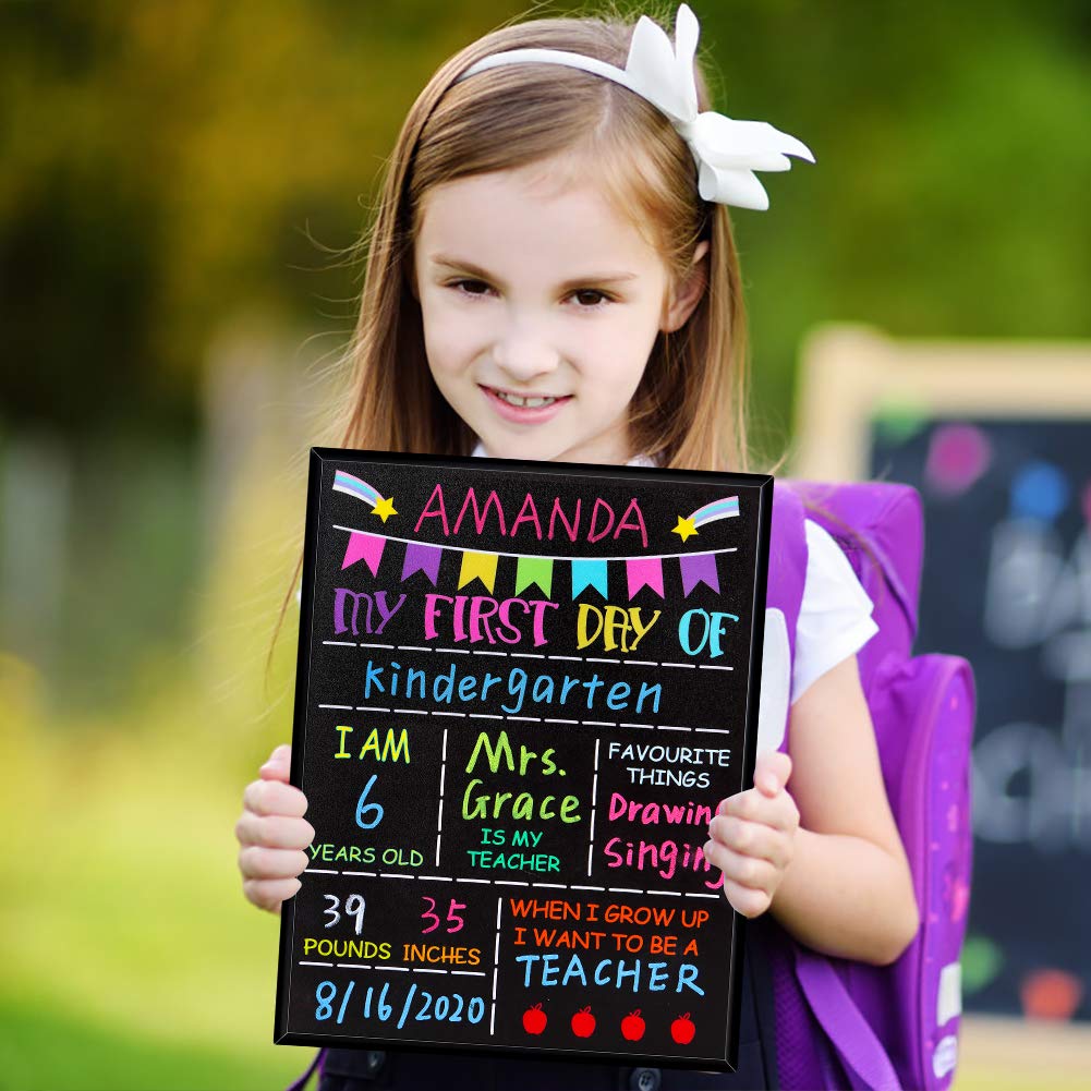 Snapklik.com : My First Day Of School Chalkboard,9"x12" First Day Of ...