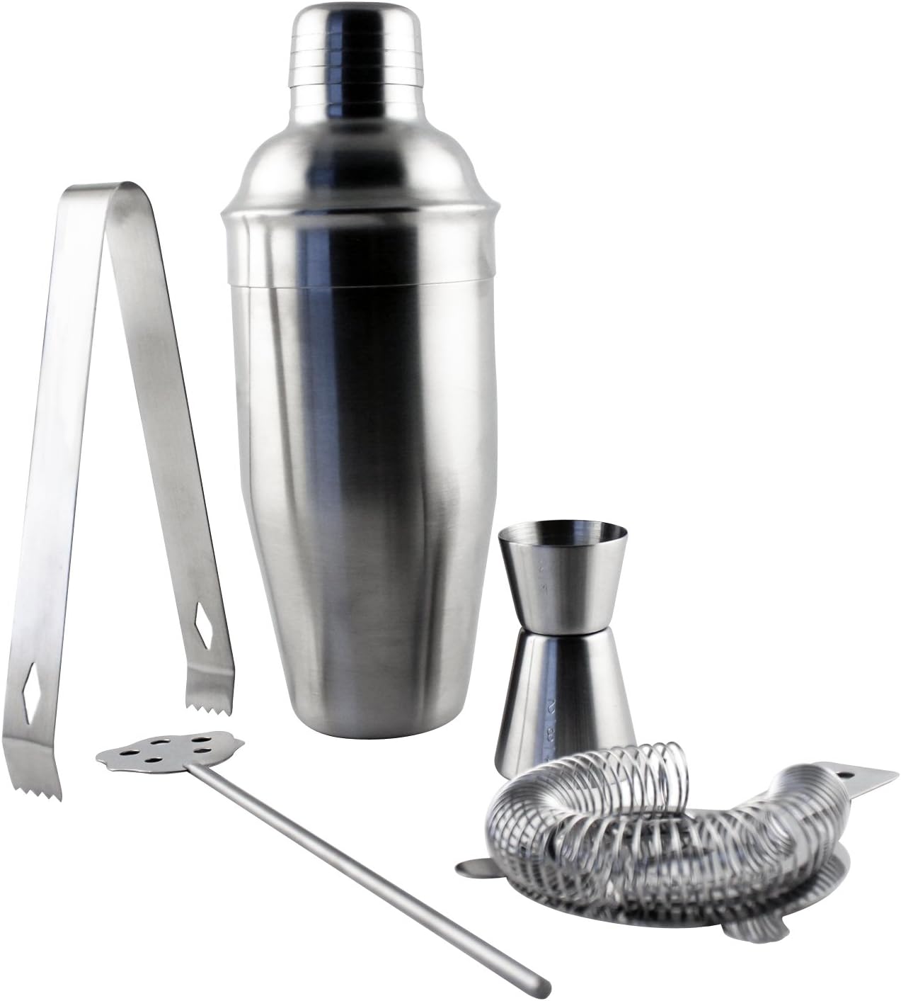 Amazon.com: BergHOFF 5-Piece Barware Set, Silver : Home & Kitchen