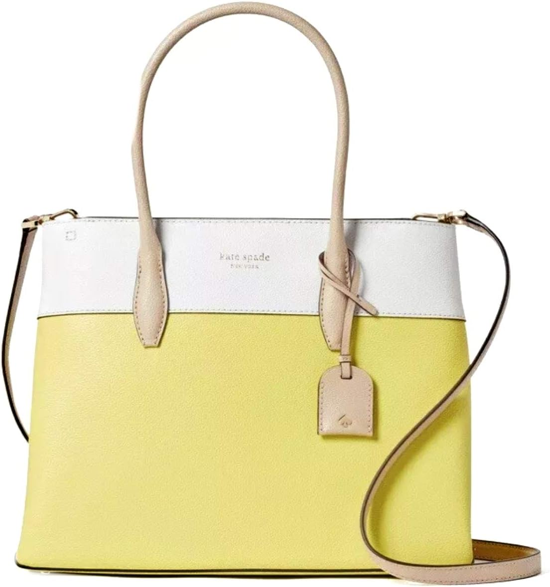 Amazon.com: Kate Spade Eva Top Zip Satchel Shoulder Bag : Clothing ...