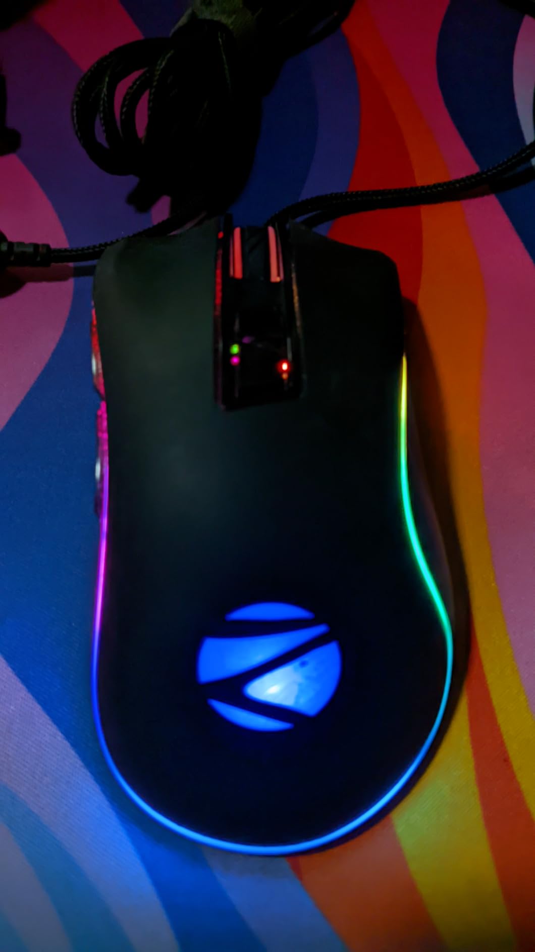 Amazon.in: Buy ZEBRONICS Zeb-Tempest Plus 8-Button Wired Gaming Mouse ...