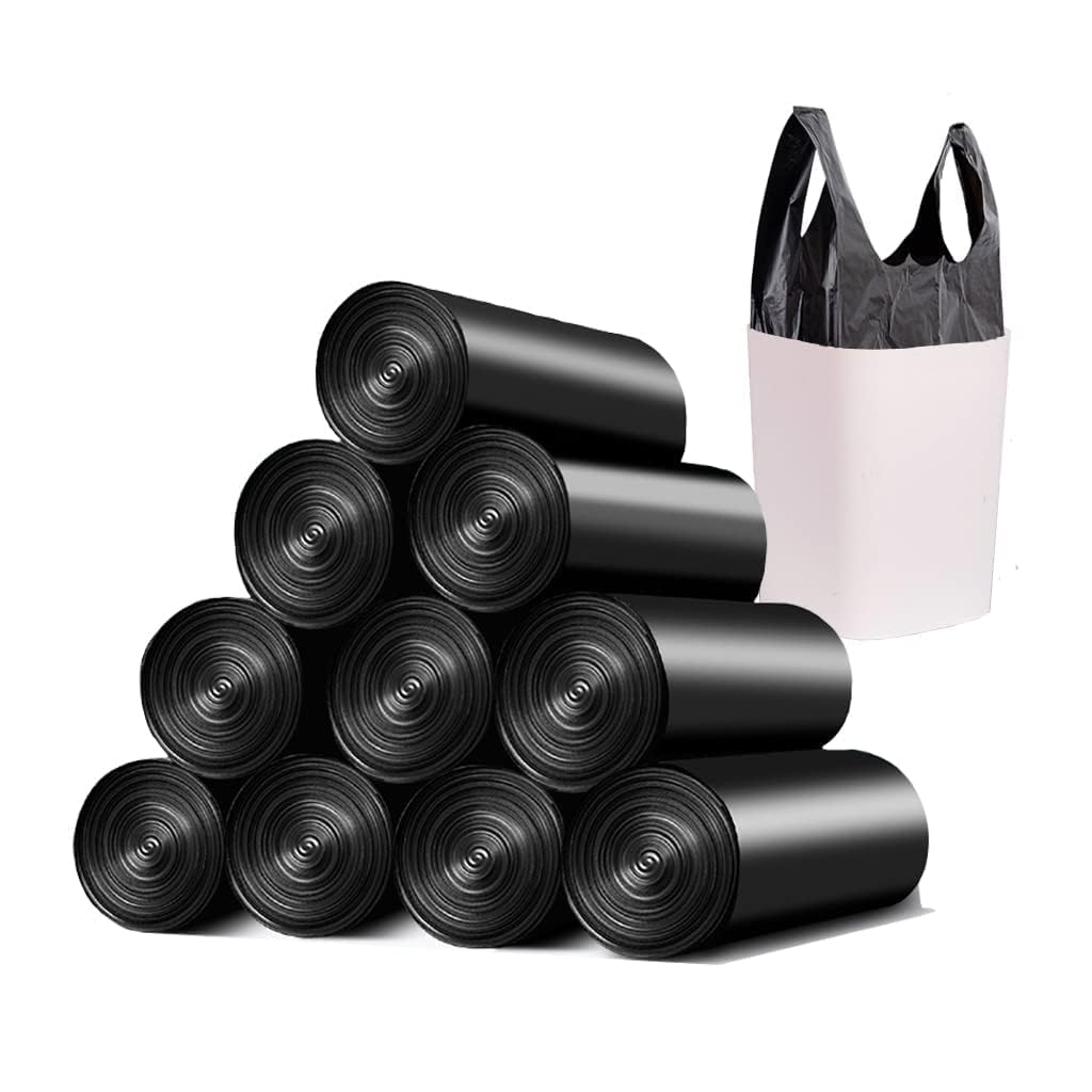 Amazon.com: Small Black Trash Bags,Thicken Value 4 Gallon Trash Bag ...