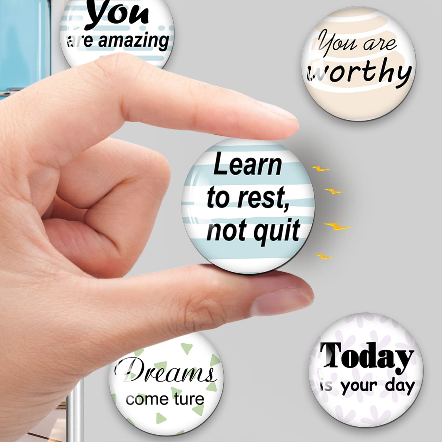 Snapklik.com : MORCART 30Pcs Inspirational Magnets - Motivational ...