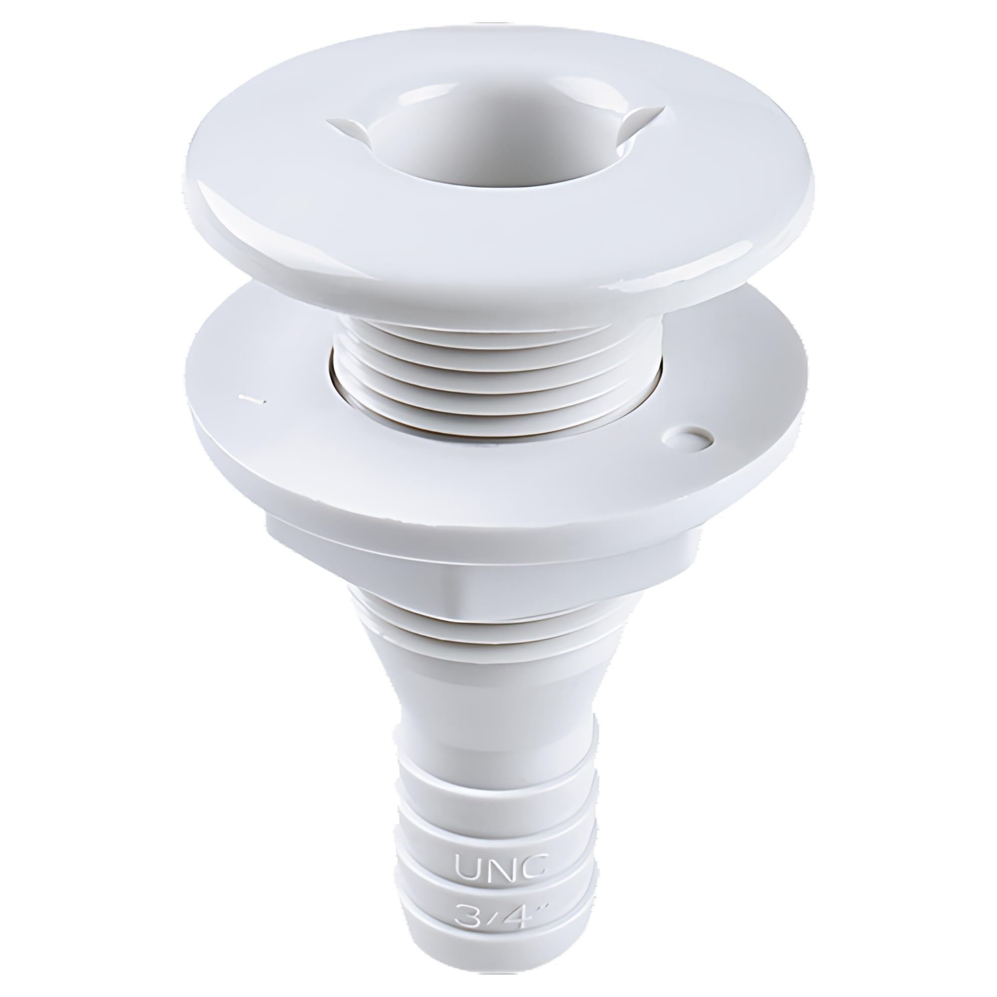 Snapklik.com : 3⁄4” Thru Hull Fitting Marine Boat, Polypropylene ...