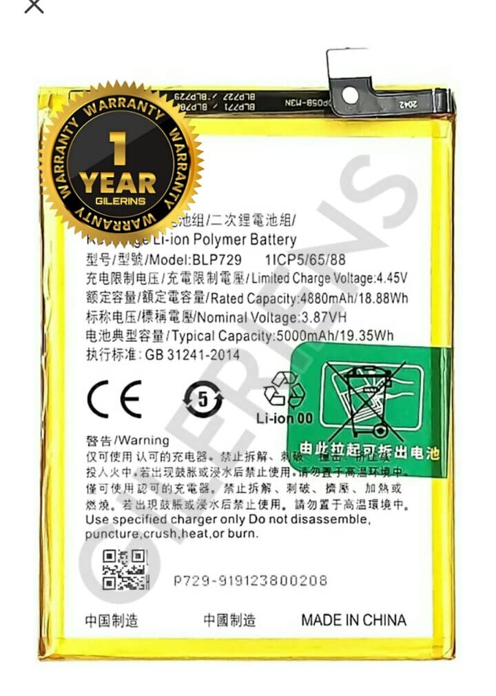 Original BLP729 Battery for Oppo REALME 5i/5S/C3/C11