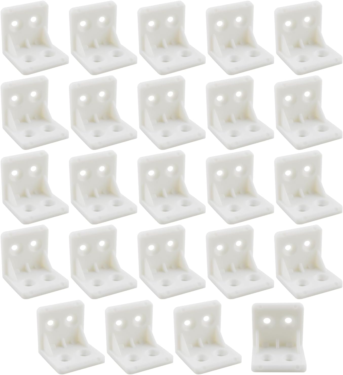 Amazon.com: Luckycivia 30Pcs Plastic Furniture Corner Brace, 4-Hole ...