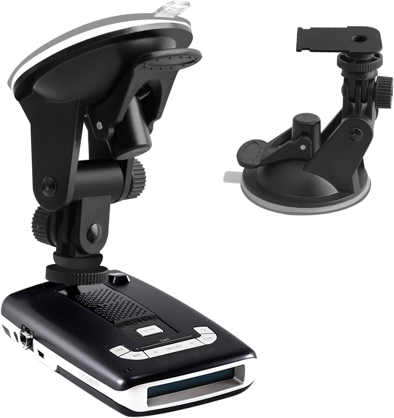 YiePhiot Suction Cup Radar Detector Mount, Windshield & Dashboard Radar ...