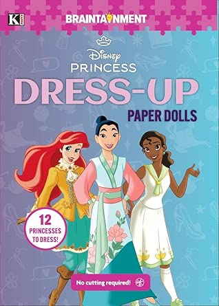 Disney Princess Dress Up Paper Dolls Papercraft Kidscraft : Kappa Books ...