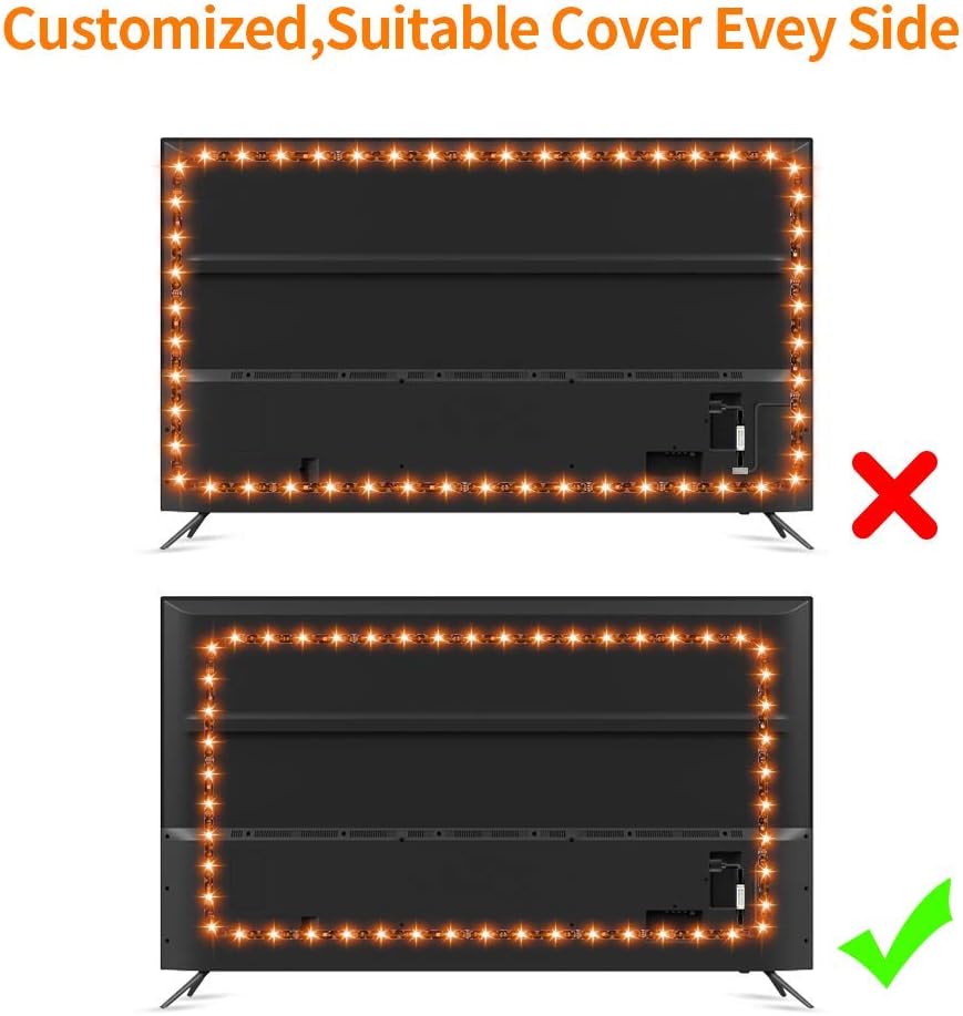 Hamlite TV LED Backlight, 3.5m LED Strip Light for 50 55 Inch TV ...