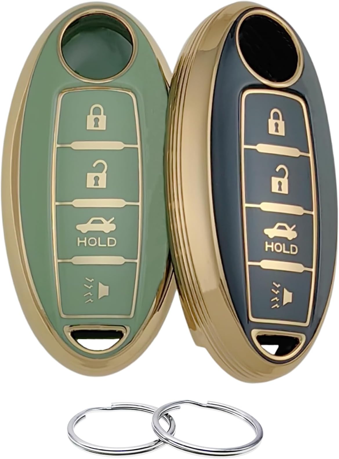 Amazon.com: REPROTECTING Silicone Rubber Key Fob Cover Compatible with ...