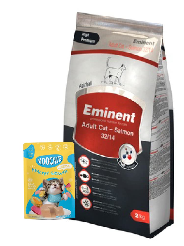 Eminent Cat Adult Salmon 2 kg Adult cat Food Eminent Cat Salmon +Free ...