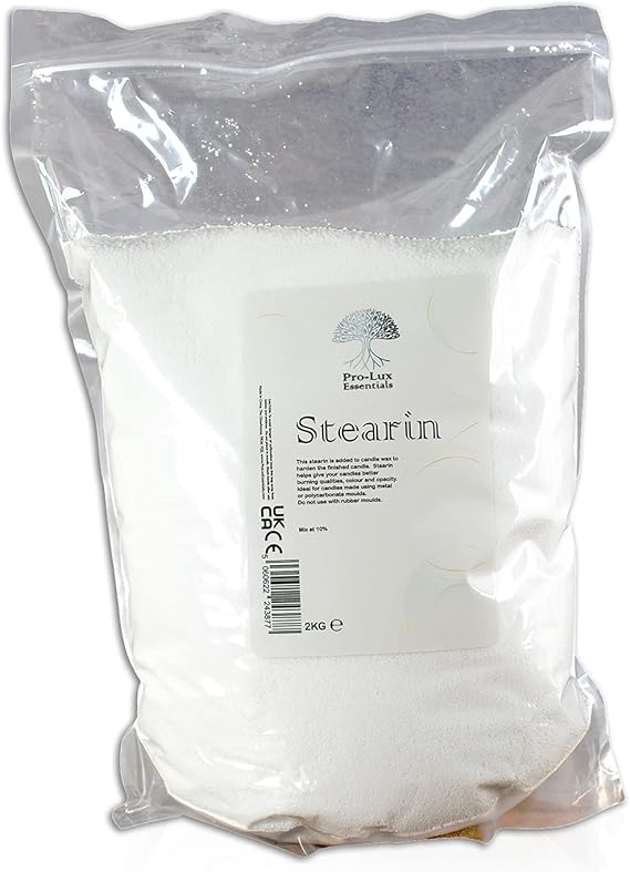 Stearin Stearic Acid 2kg for Candle Making : Amazon.co.uk: Home & Kitchen
