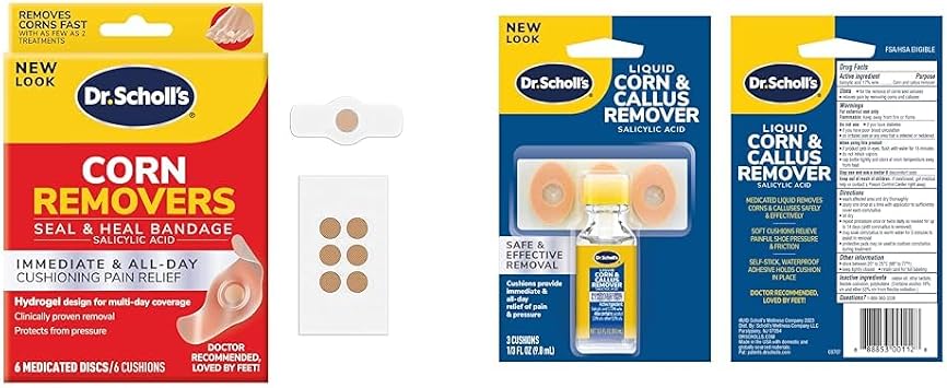 Amazon.com: Dr. Scholl's Corn Removers Seal & Heal Bandage 6ct and ...