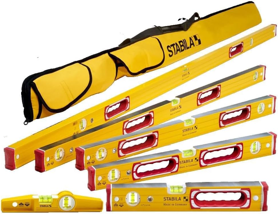 Stabila Type 196 Classic 6 Level Set & Case - Amazon.com